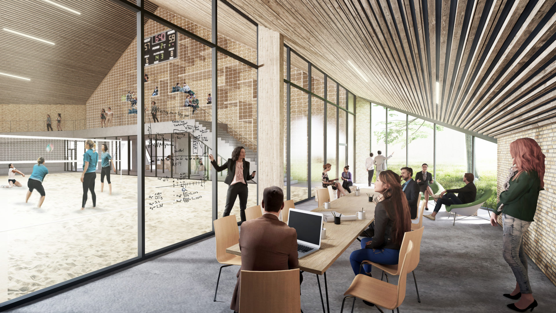 Idrætshøjskolen – public spaces and architecture by URBAN POWER